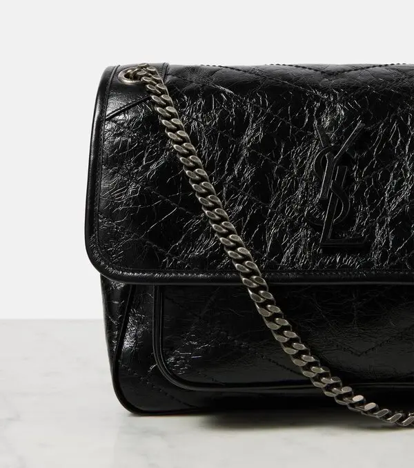Saint Laurent Niki Medium Leather Shoulder Bag