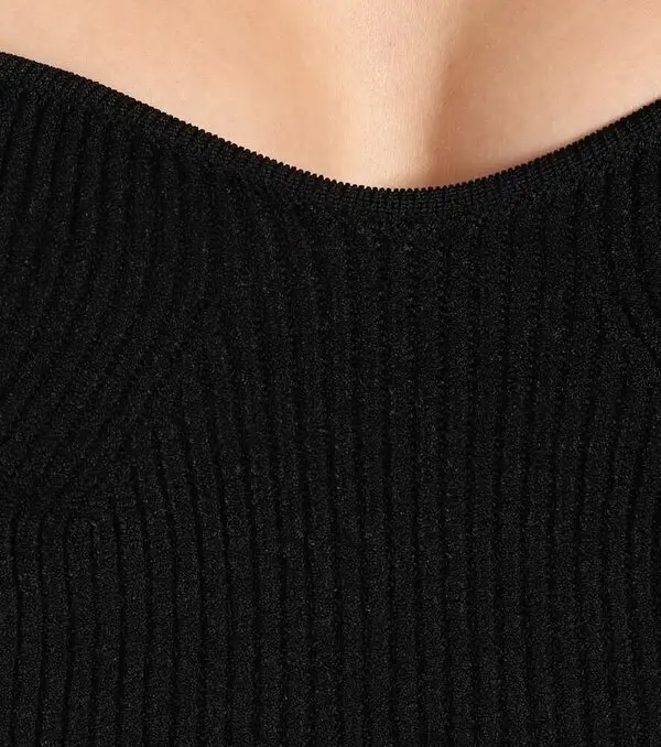 Khaite Maddy Ribbed-knit Top