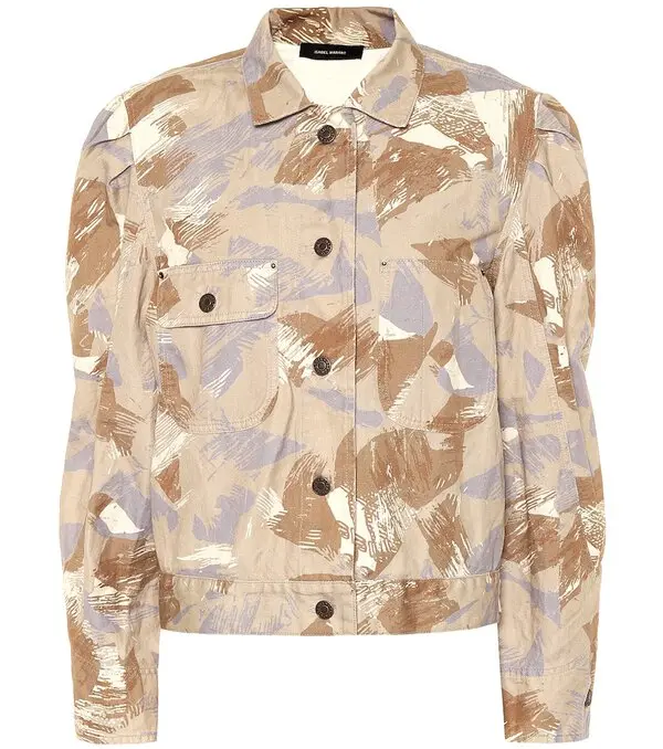 Isabel Marant Étoile Itora Cotton & Linen Jacket - Beige