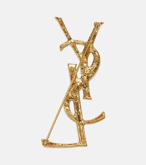 Saint Laurent Opyum Brooch - Gold