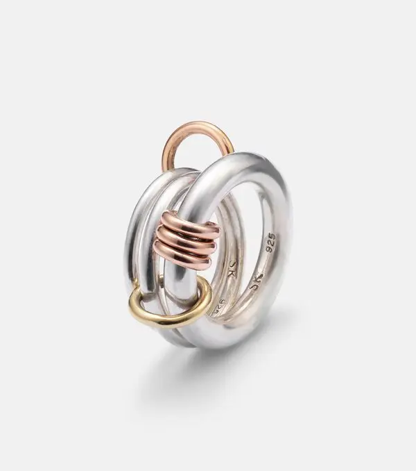 SPINELLI KILCOLLIN Orion Sterling And 18kt Gold Linked Rings