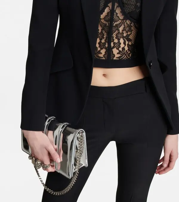 Alexander McQueen Crêpe Blazer - Black