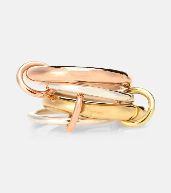 SPINELLI KILCOLLIN Cici Rose Linked Rings - Gold