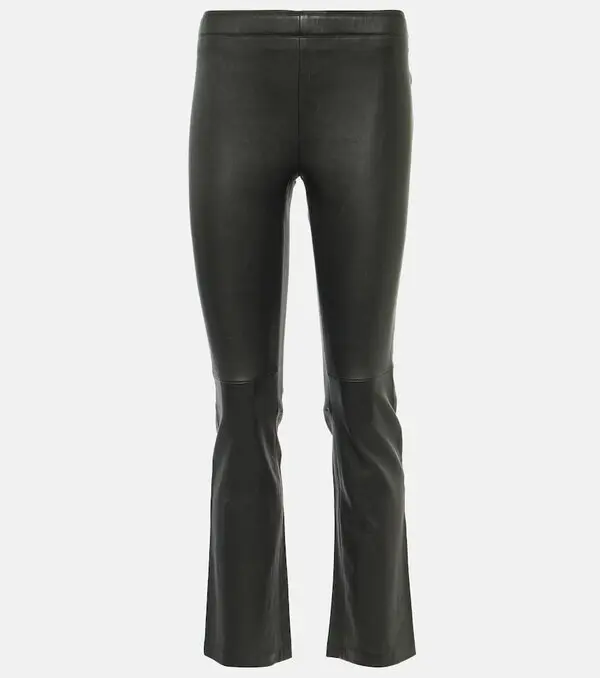 Stouls Jp Twenty Slim Leather Pants - Black