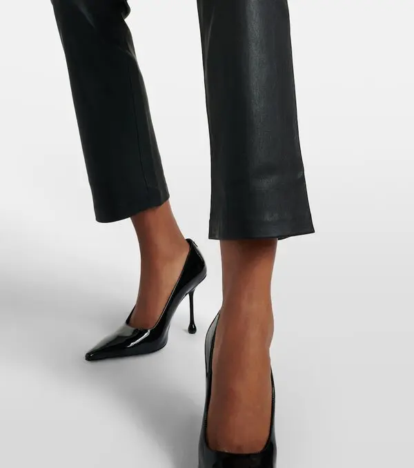 Stouls Jp Twenty Slim Leather Pants - Black