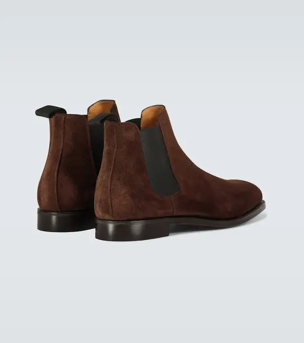 John Lobb Lawry Suede Chelsea Boots