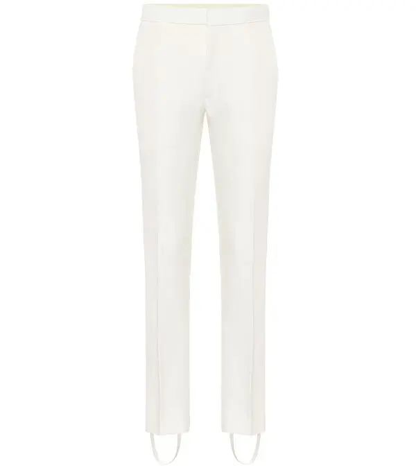 Wardrobe.NYC High-rise Wool Pants - White