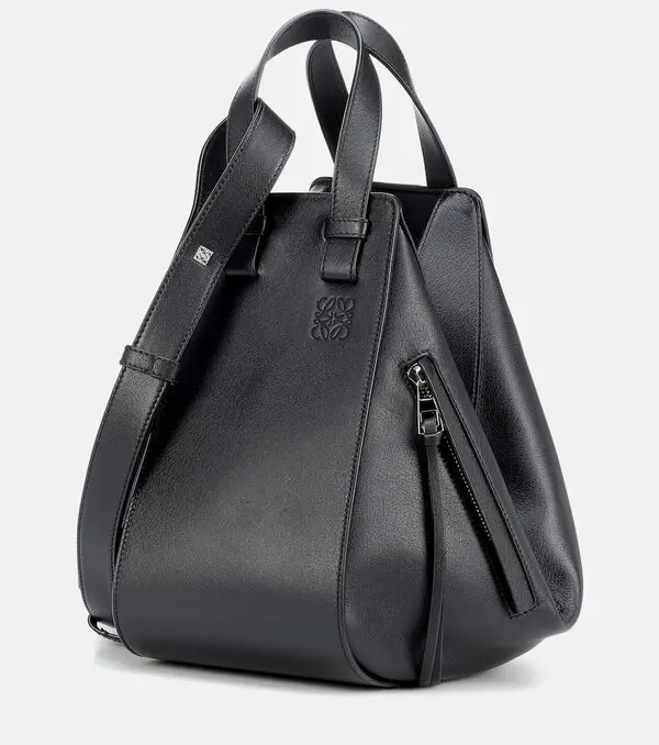 Loewe Hammock Small Leather Bag - Black