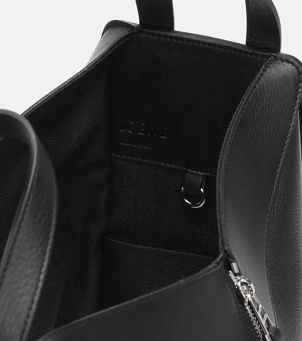 Loewe Hammock Small Leather Bag - Black