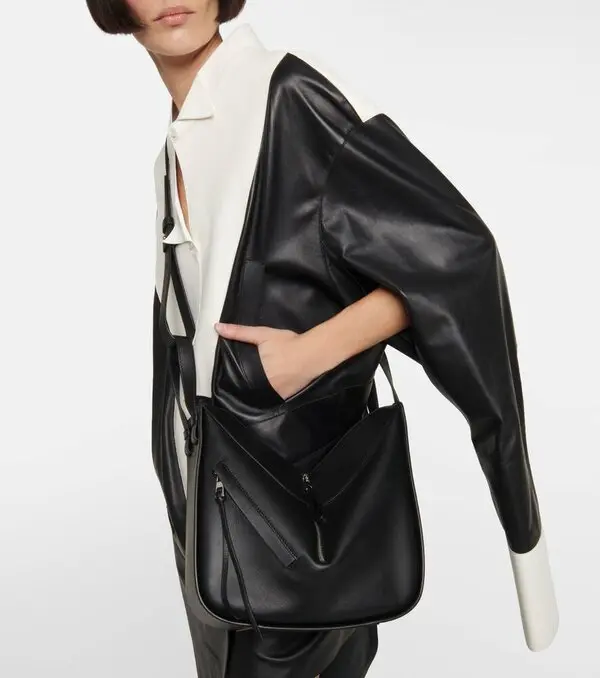 Loewe Hammock Small Leather Bag - Black