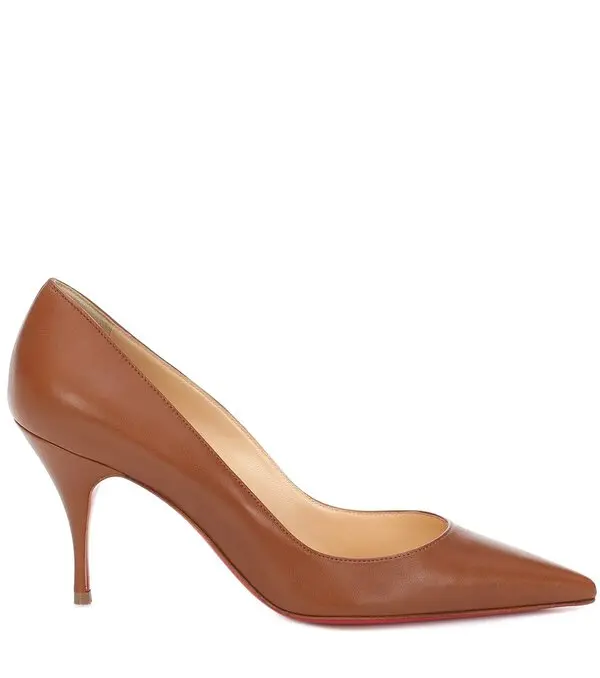CHRISTIAN LOUBOUTIN Clare 80 Leather Pumps