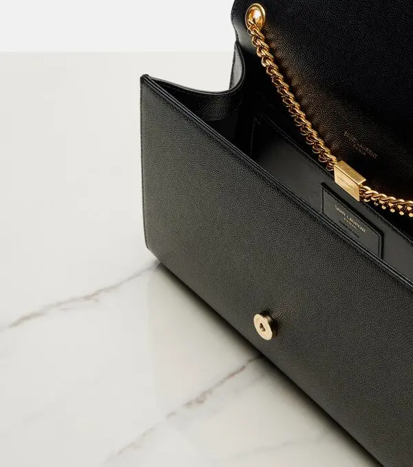 Saint Laurent Kate Medium Leather Shoulder Bag - Black