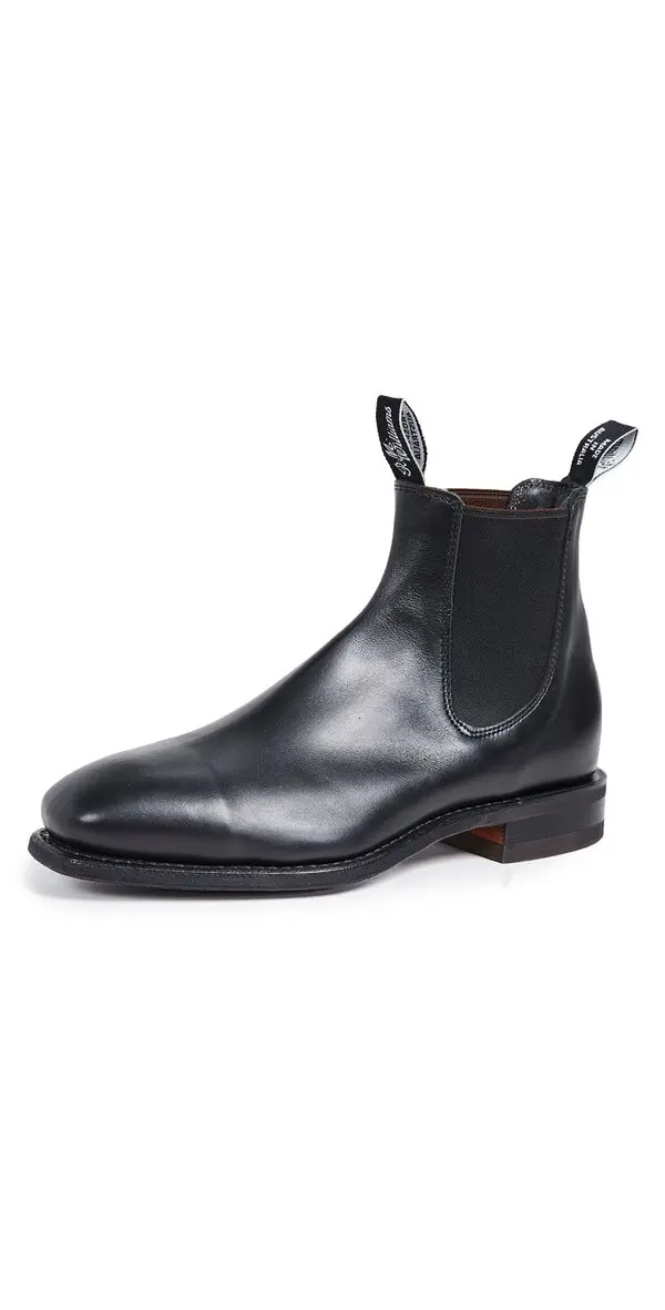 R.m. Williams Comfort Leather Chelsea Boots - Black