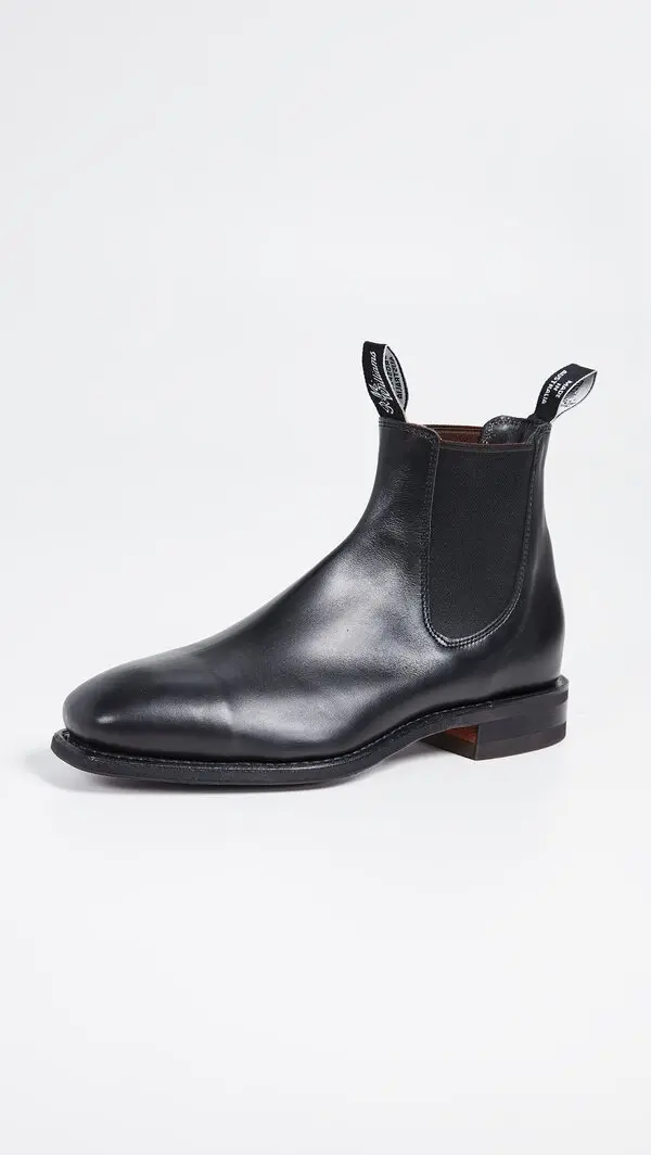 R.m. Williams Comfort Leather Chelsea Boots - Black