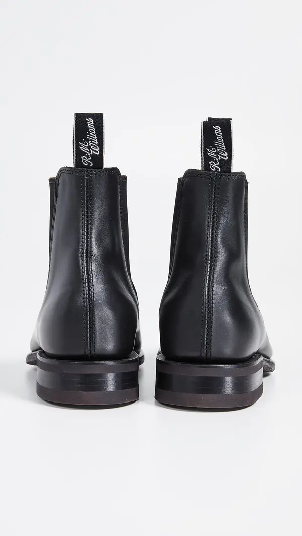 R.m. Williams Comfort Leather Chelsea Boots - Black