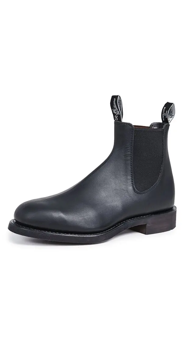 R.m. Williams Gardner Leather Chelsea Boots - Black