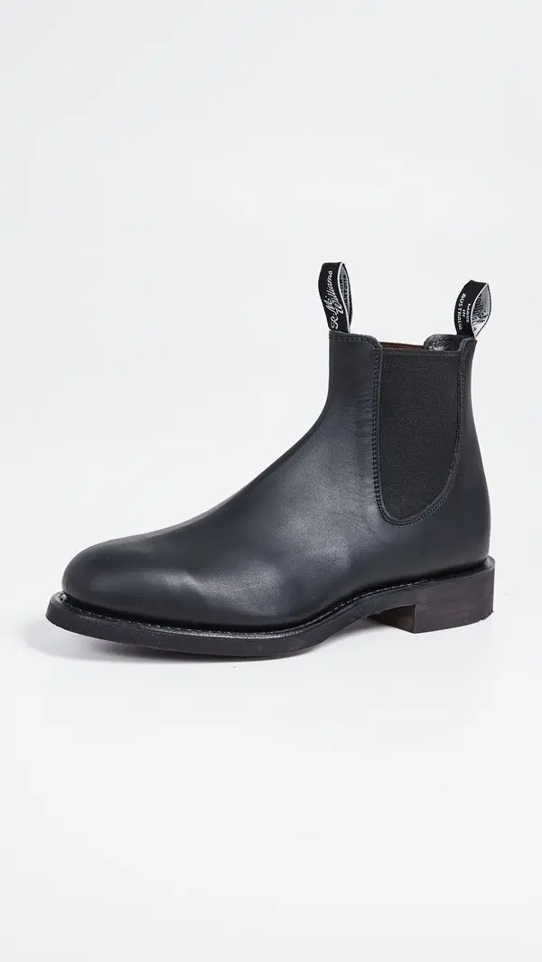 R.m. Williams Gardner Leather Chelsea Boots - Black