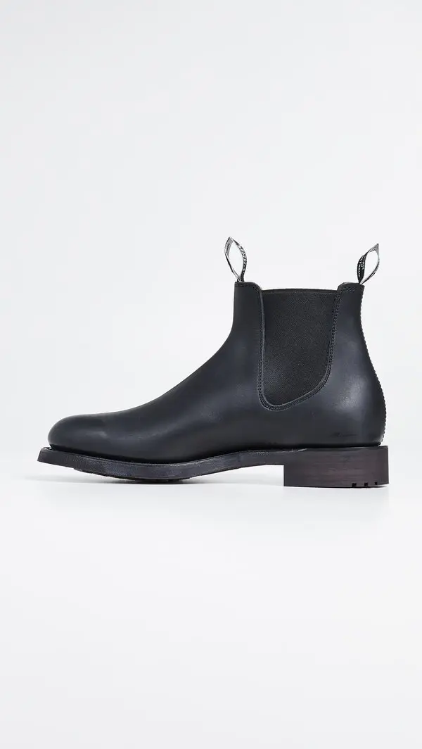 R.m. Williams Gardner Leather Chelsea Boots - Black