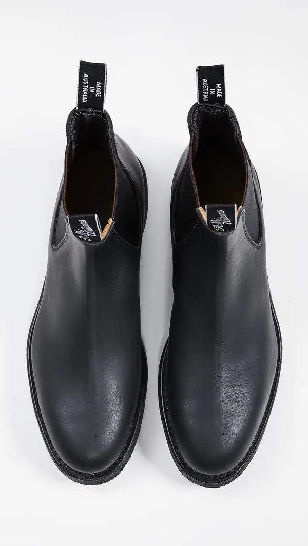 R.m. Williams Gardner Leather Chelsea Boots - Black