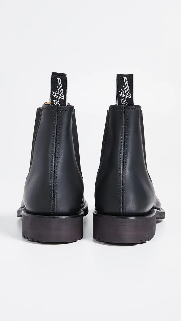 R.m. Williams Gardner Leather Chelsea Boots - Black