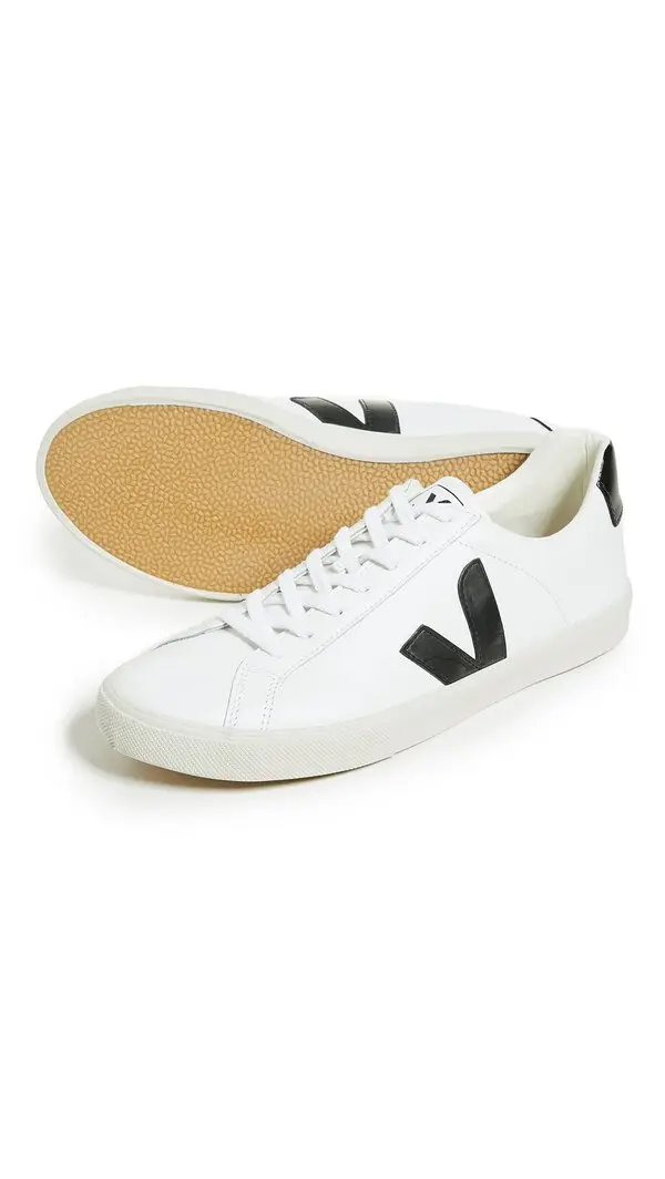VEJA Esplar Leather Sneakers - Extra White/black