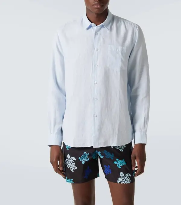 Vilebrequin Caroubis Linen Shirt