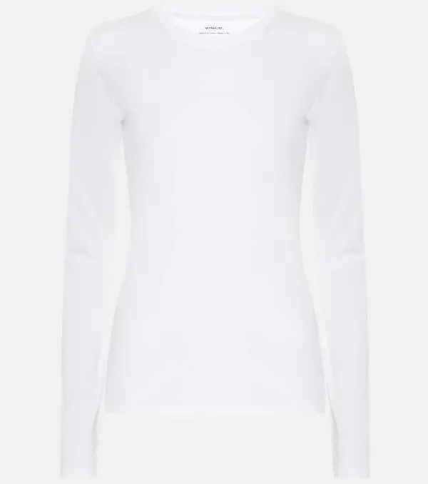 Vince Essentials Cotton-jersey T-shirt