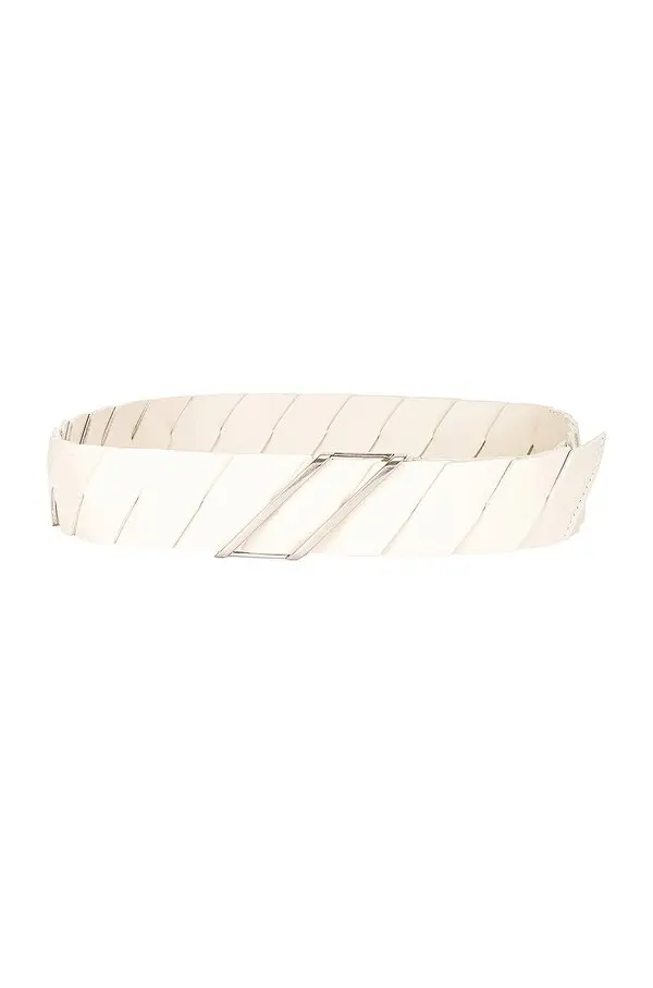 Bottega Veneta Belt - Plaster & Silver
