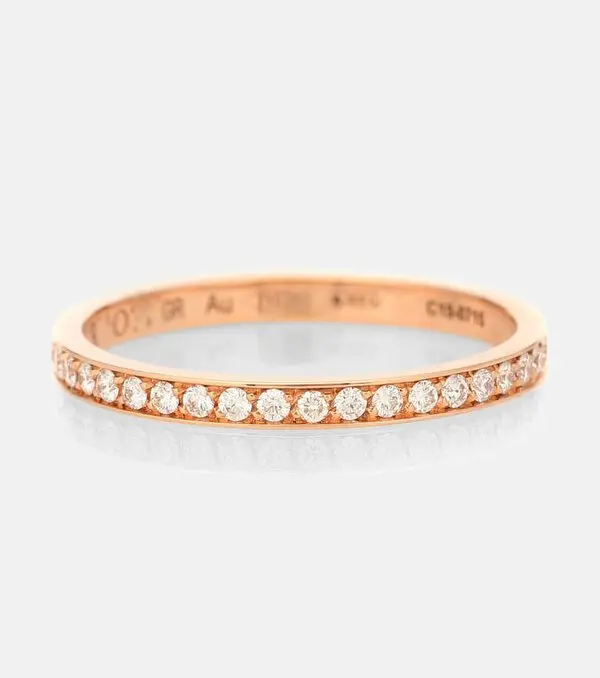 REPOSSI Berbere Xs 18kt Rose Ring With Diamonds - Gold