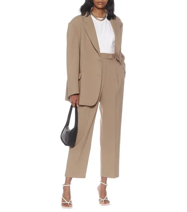 THE FRANKIE SHOP Bea High-rise Pants - Brown