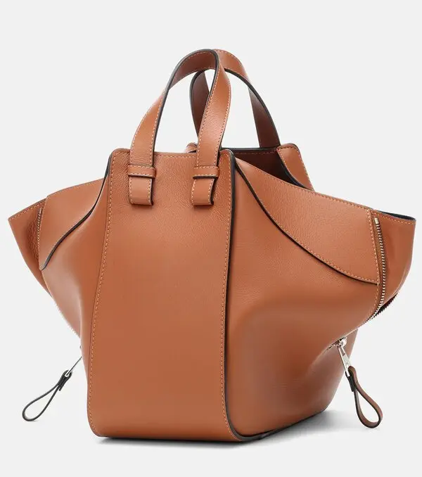 Loewe Hammock Small Leather Top-handle Bag - Brown