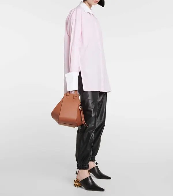 Loewe Hammock Small Leather Top-handle Bag - Brown