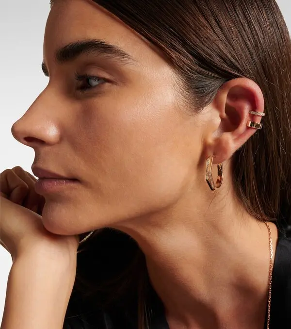 REPOSSI Berbere Module 18-kt Rose Ear Cuff With Diamonds