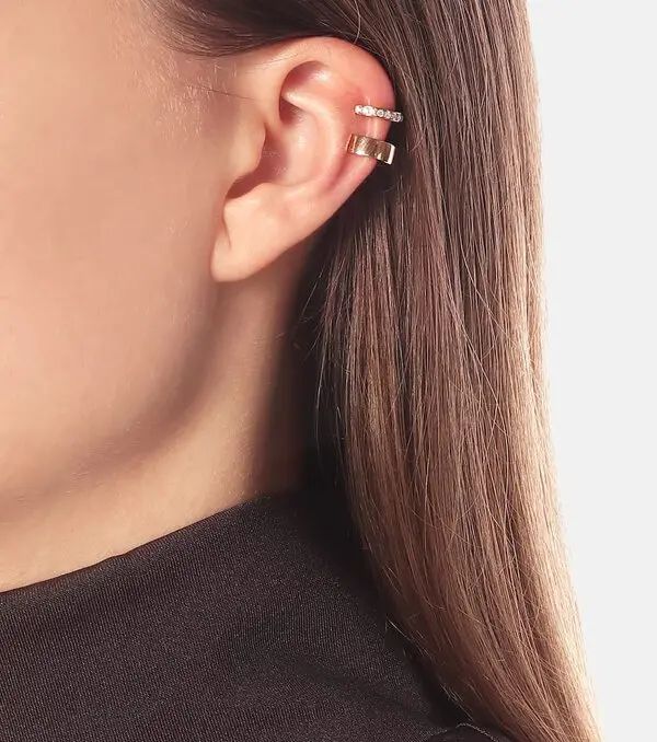 REPOSSI Berbere Module 18-kt Rose Ear Cuff With Diamonds
