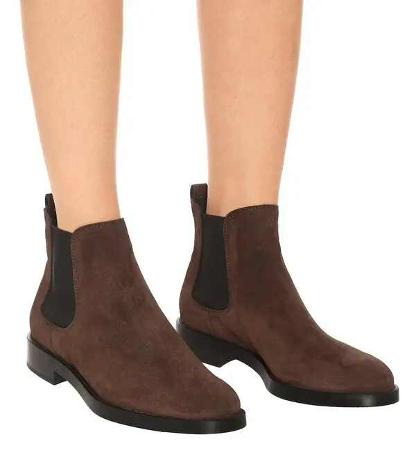 TOD'S Suede Chelsea Boots - Brown