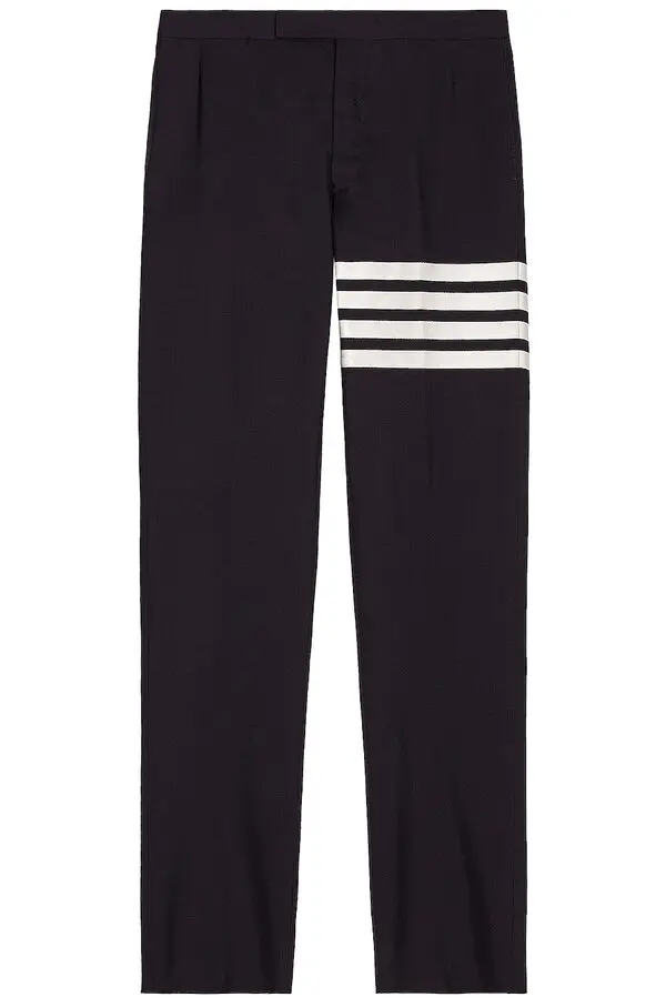 Thom Browne Bar Backstrap Wide Leg Trouser - Navy