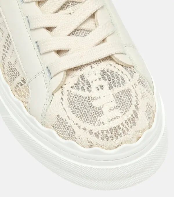 Chloé Lauren Lace Sneakers