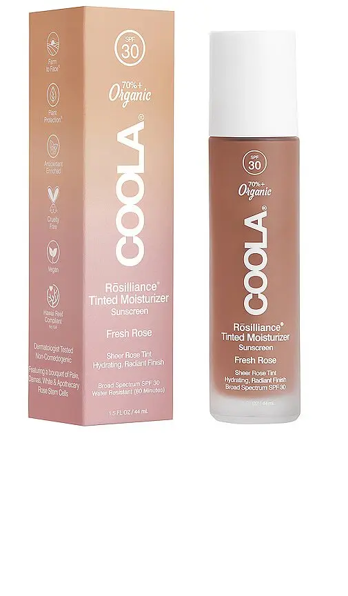 COOLA Rosilliance Tinted Moisturizer Organic Sunscreen Spf30 - Fresh Rose