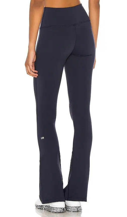 Splits59 Raquel High Waist Supplex Flare 30 Legging In Navy - Indigo