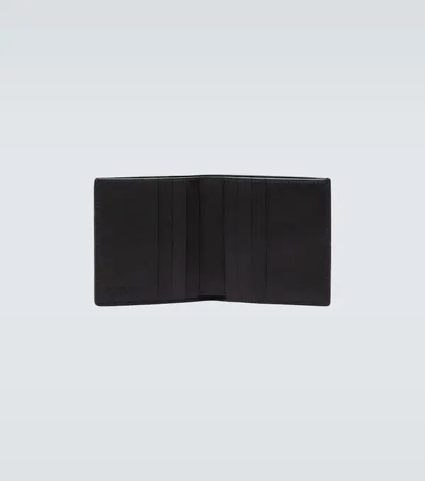 Bottega Veneta Folded Leather Wallet - Black