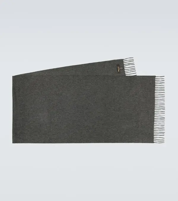 Loro Piana Large Cashmere Scarf - Grey