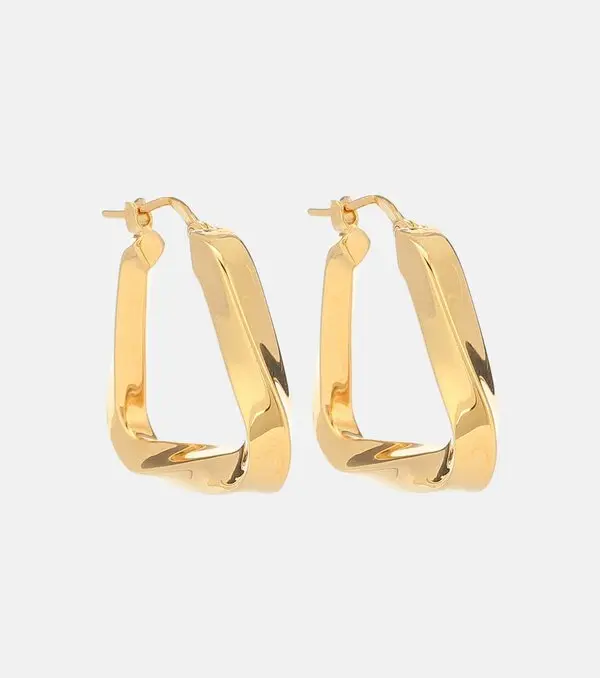 Bottega Veneta Essentials -plated Hoop Earrings