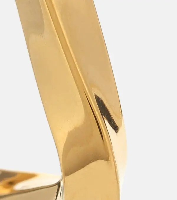 Bottega Veneta Essentials -plated Hoop Earrings