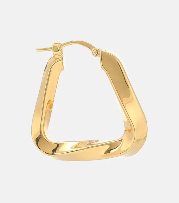 Bottega Veneta Essentials -plated Hoop Earrings