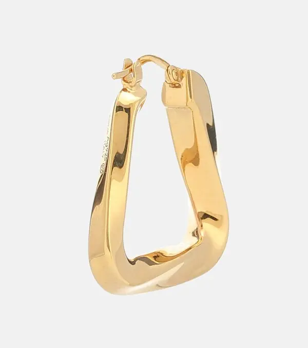 Bottega Veneta Essentials -plated Hoop Earrings