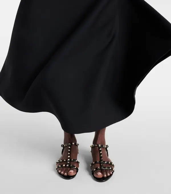 Valentino Garavani Rockstud Pvc Sandals - Black