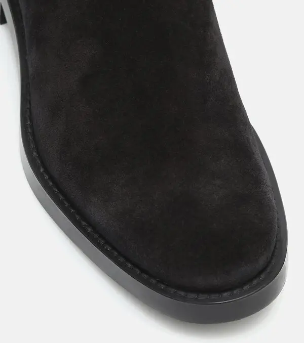 TOD'S Suede Chelsea Boots - Black