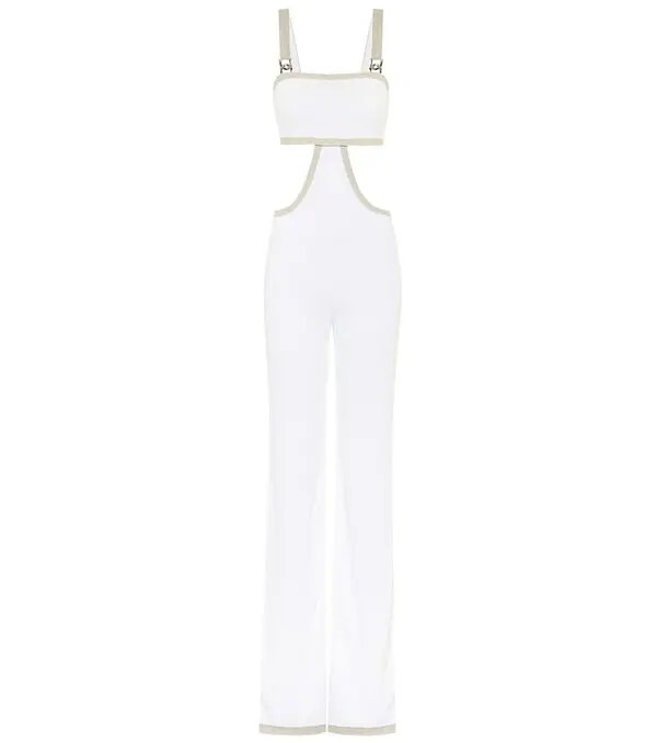 Balmain Cutout Knit Jumpsuit