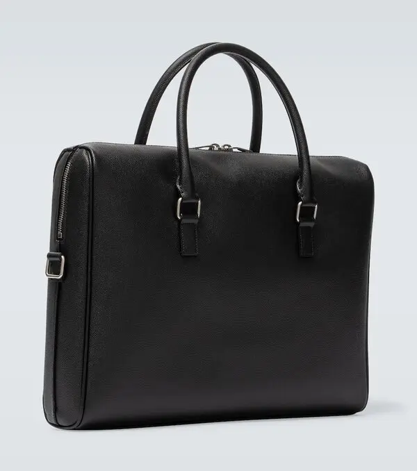 Saint Laurent Duffle Leather Briefcase
