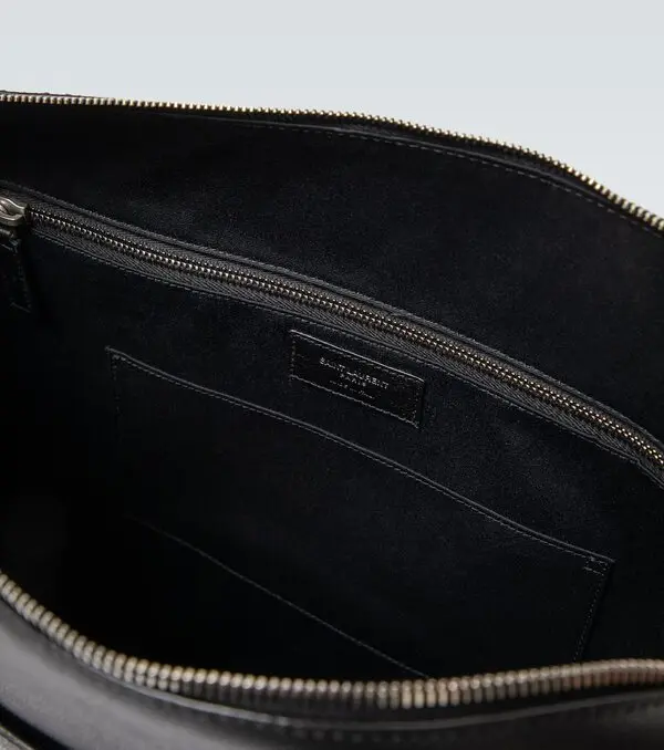 Saint Laurent Duffle Leather Briefcase